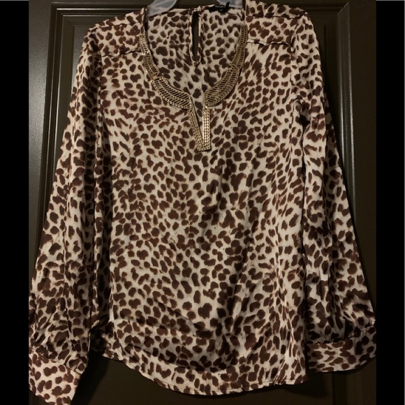 Roly Poly | Tops | Leopard Print Dress Top | Poshmark